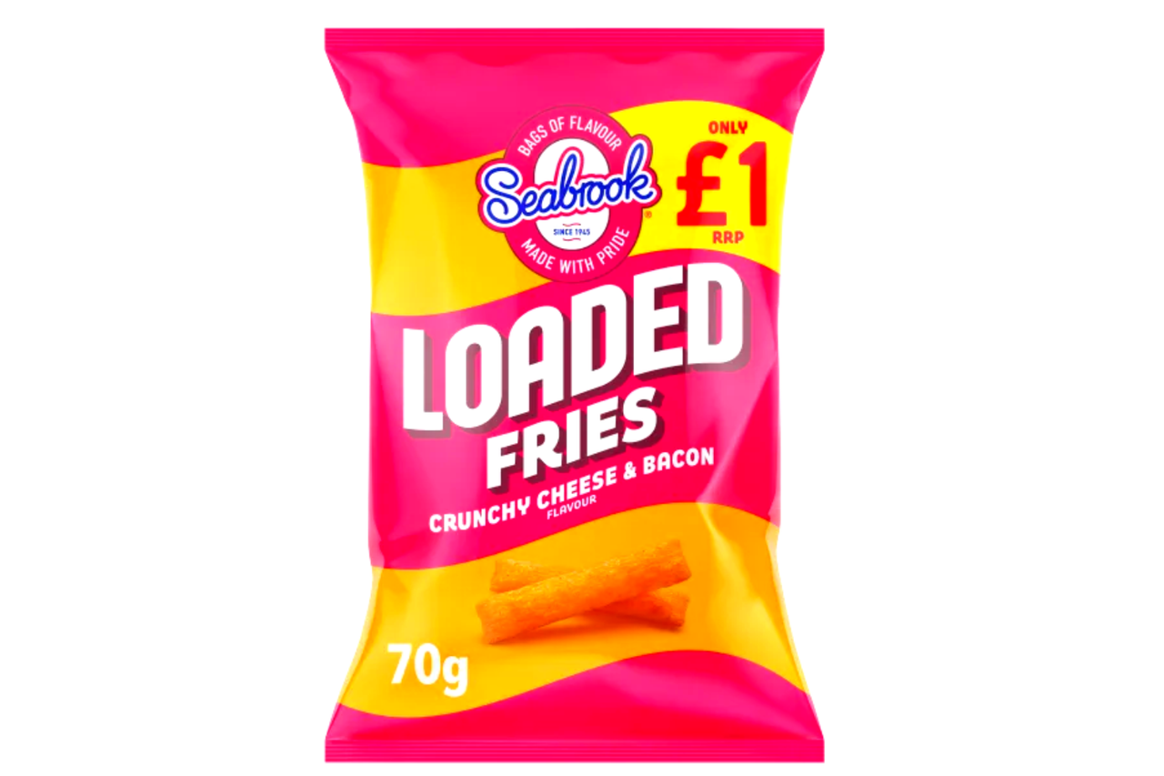 Seabrook - Loaded Fries - Crunchy Cheese & Bacon Flavour - 70g - Best ...