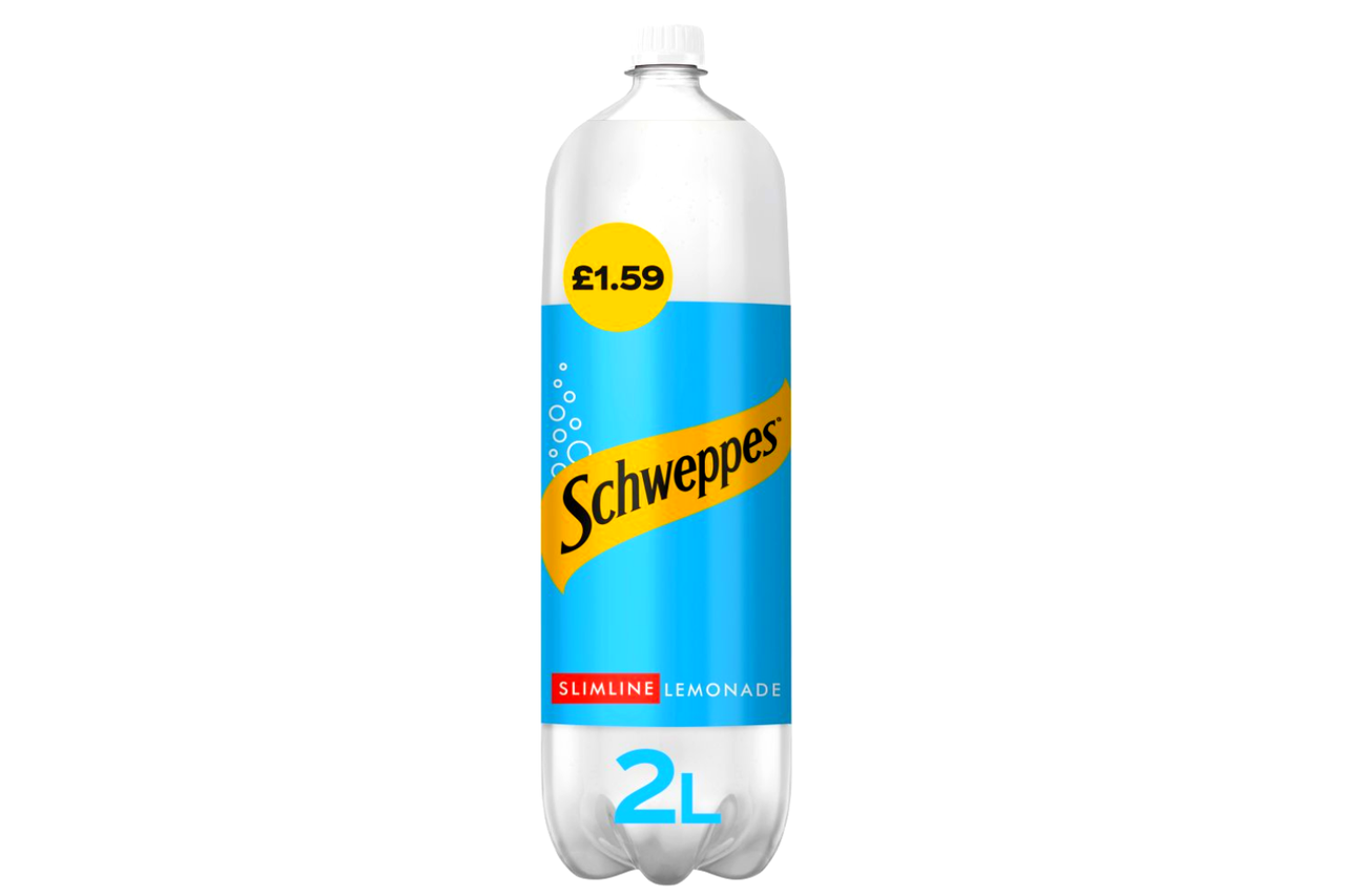 Schweppes - Slimline Lemonade - 2l - Best Before it's Gone Ltd