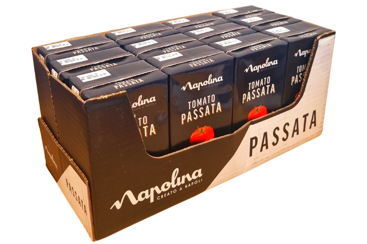 Box of Napolina - Tomato Passata - 12 x 500g - Best Before it's Gone Ltd