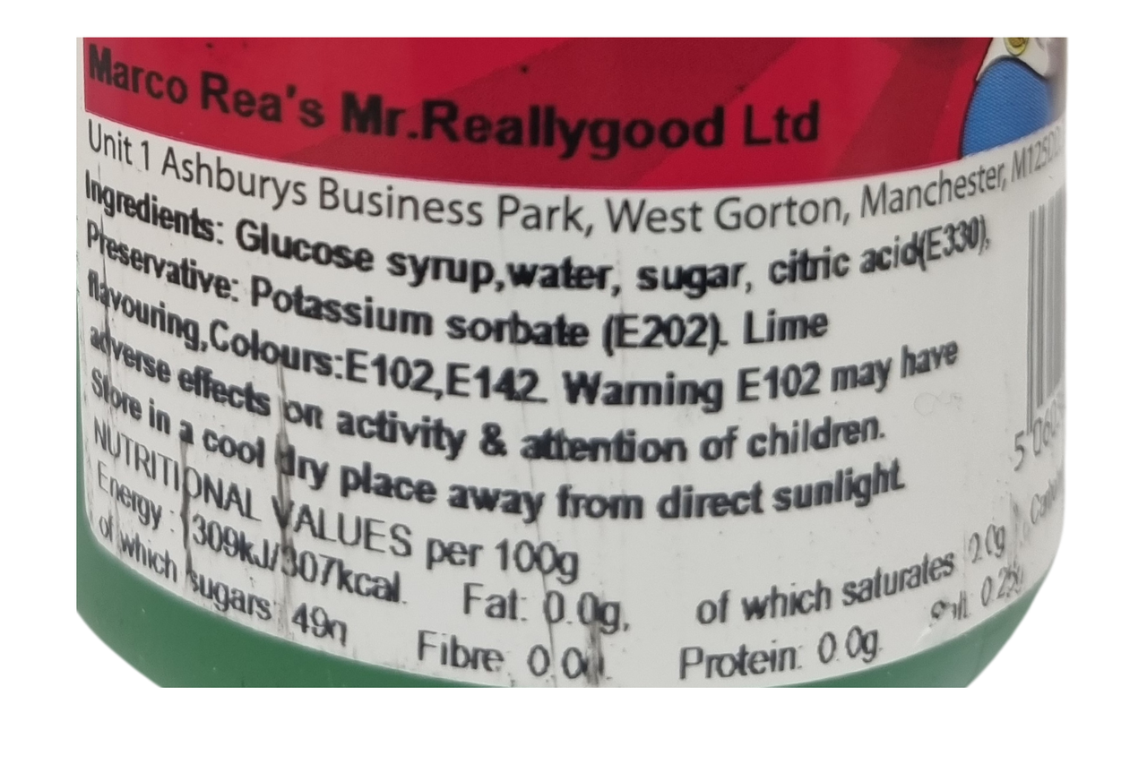 Mr Really Good - Lime Flavour Ice Cream Topping Sauce - 660g - Best ...