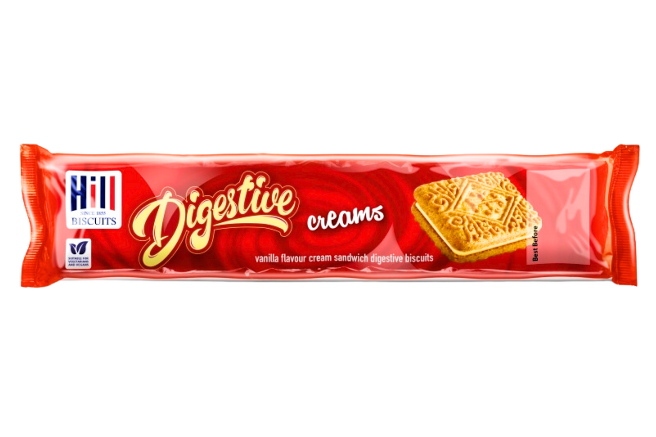 Hill Biscuits - Digestive Creams - Vegan Approved - 150g - Best Before ...