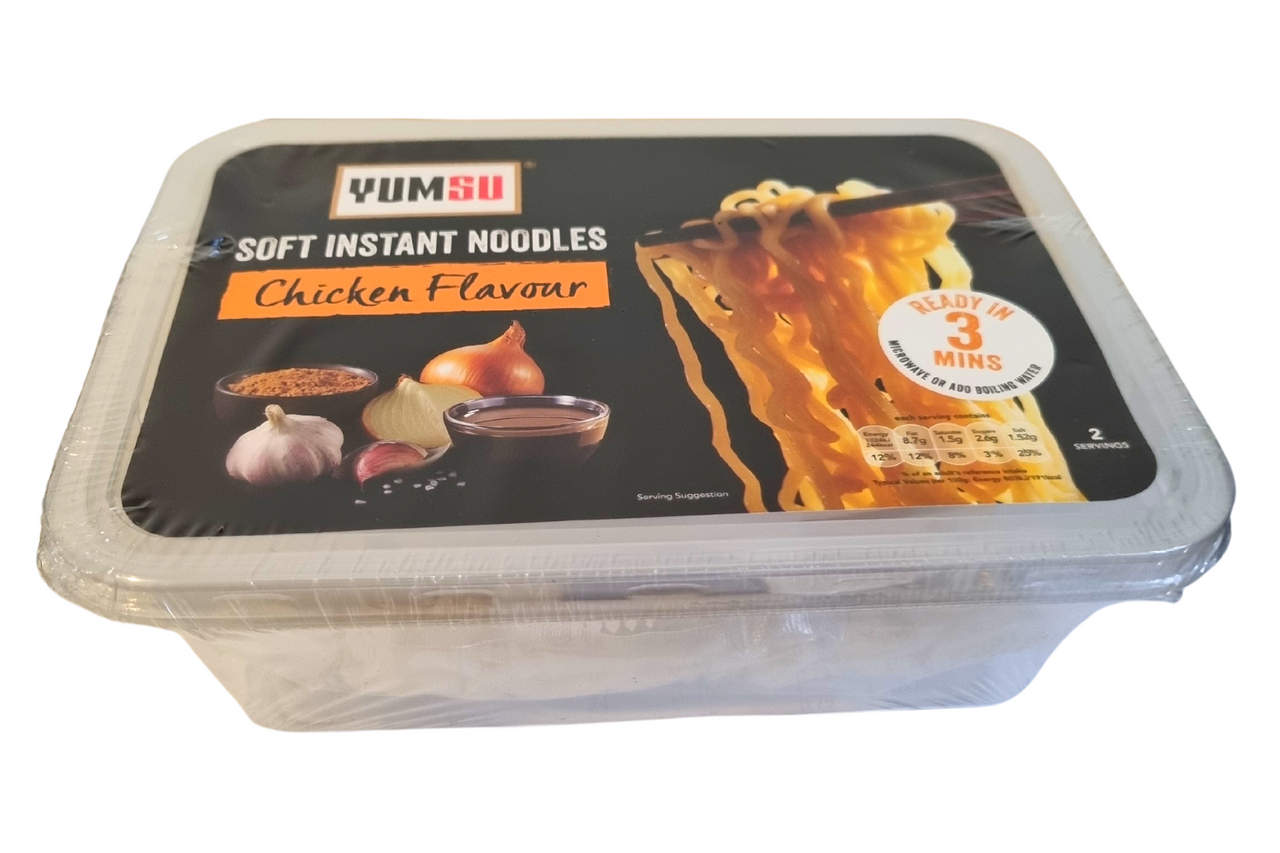 Yumsu - Soft Instant Noodles - Chicken Flavour - 255g - Best Before it ...