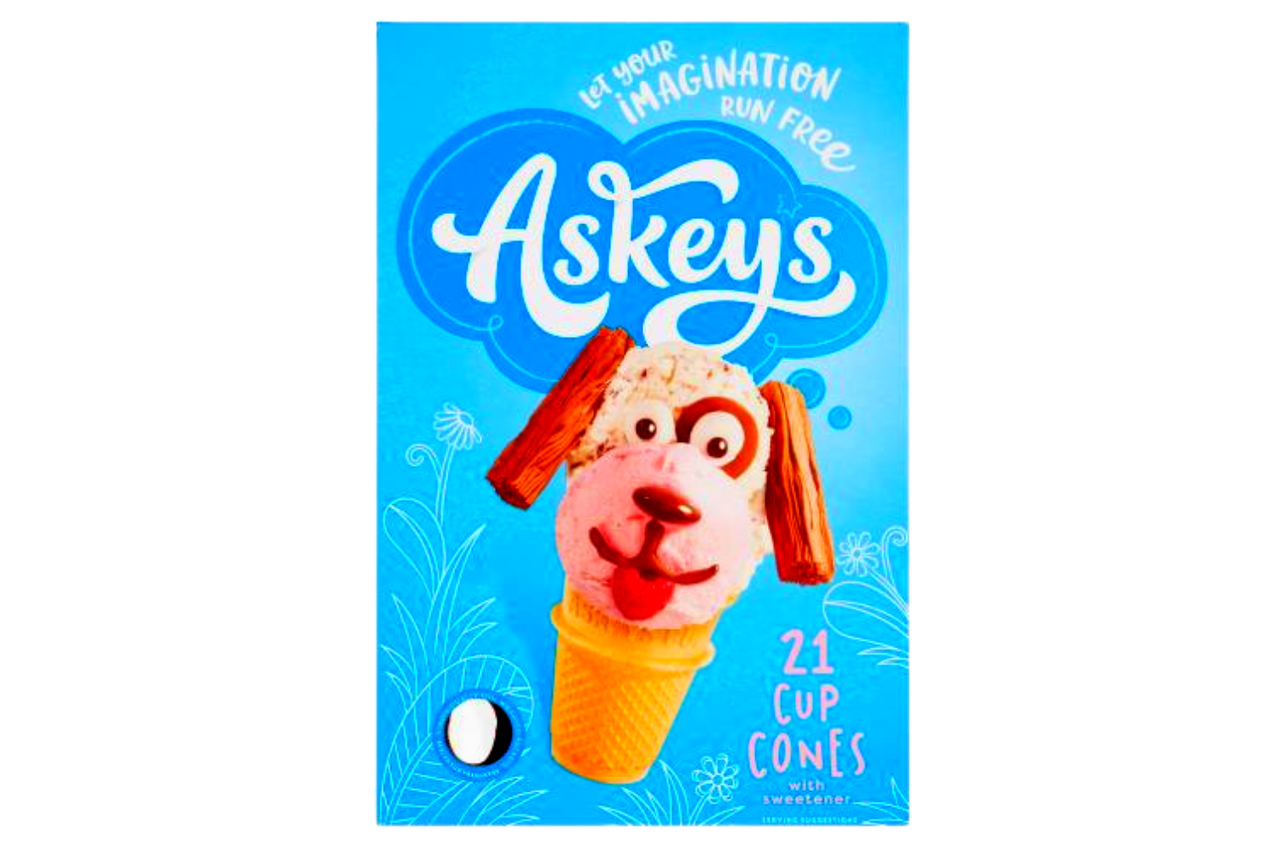 Askeys - 21 Cup Cones with Sweetener - Best Before it's Gone Ltd