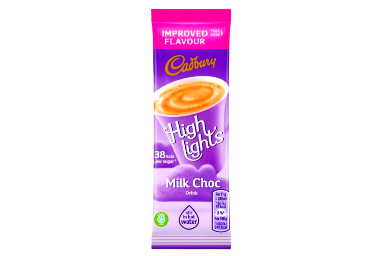 Cadbury - Highlights - Milk Flavoured Hot Chocolate Sachet - 11g - Best ...