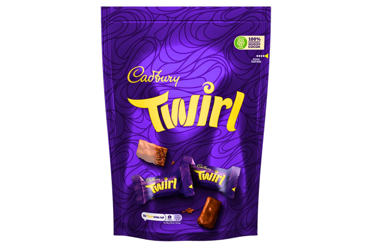 Cadbury - Twirl Chocolate Pouch - 300g - Best Before it's Gone Ltd