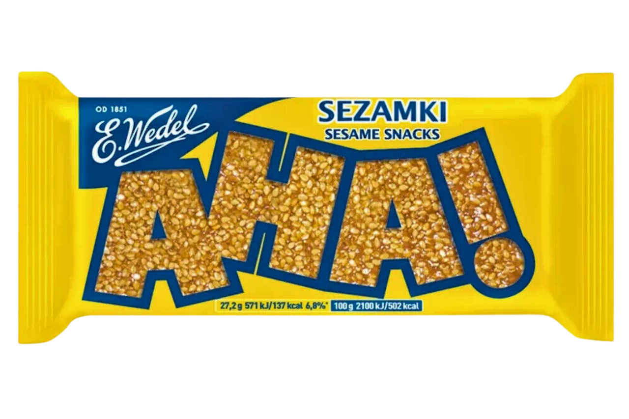 E. Wedel - Aha! - Sezamki Sesame Snacks - 27.2g - Best Before it's Gone Ltd