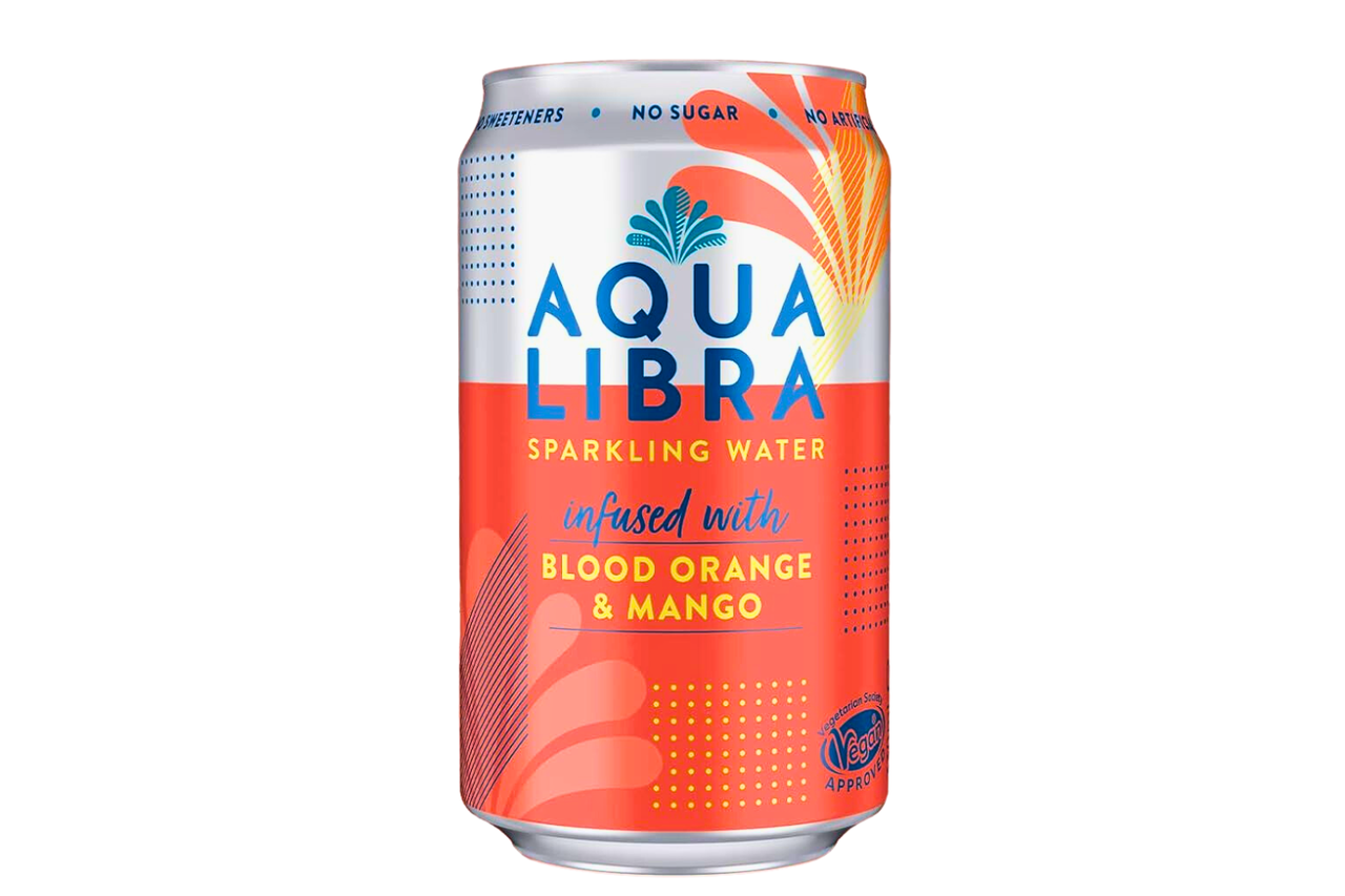Aqua Libra - Sparkling Water Infused with Blood Orange & Mango - No ...