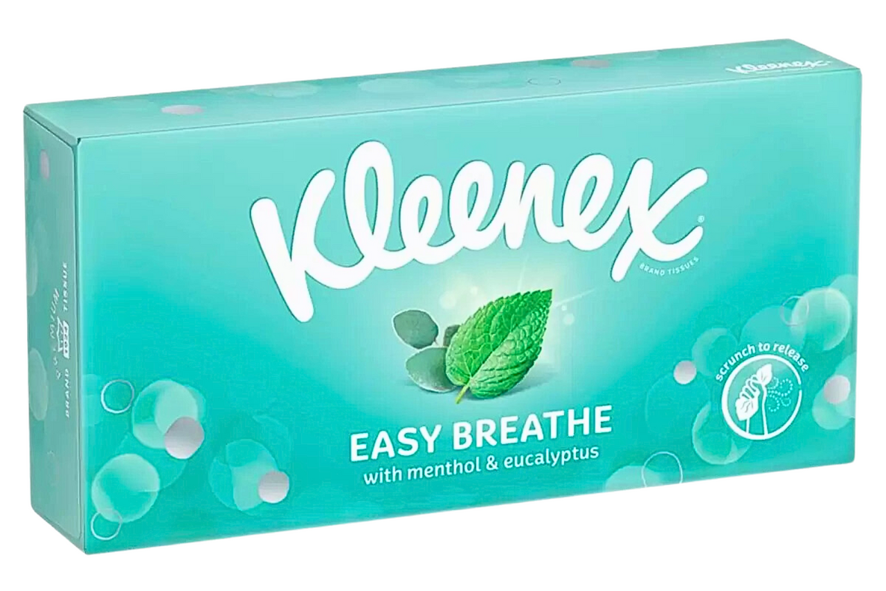 Kleenex - Easy Breathe with Menthol & Eucalyptus Facial Tissues - 56 ...