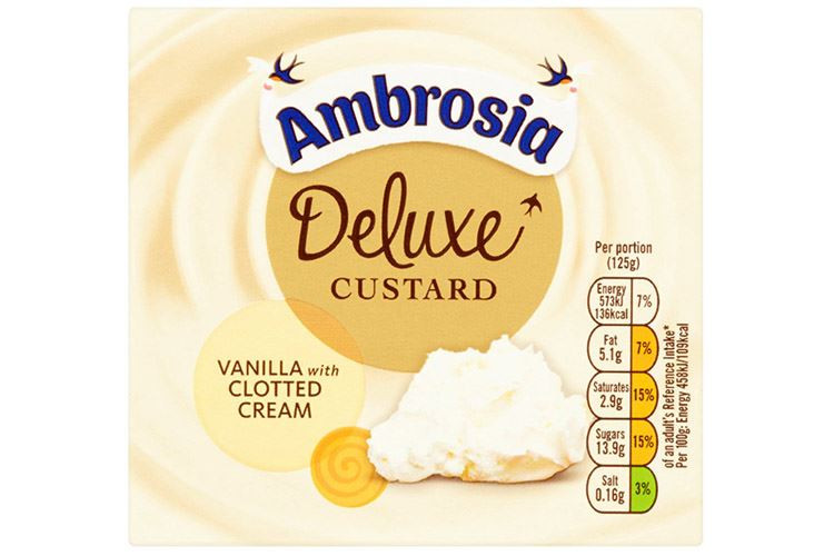Ambrosia - Deluxe Vanilla Clotted Cream Custard - 500g