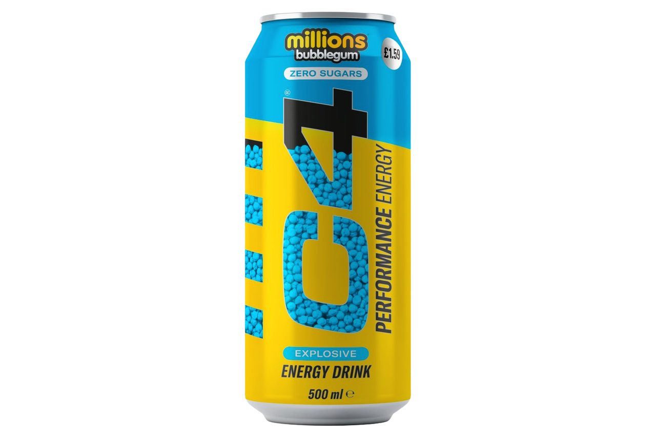 C4 Performance Energy - Millions - Bubblegum Flavour Energy Drink ...