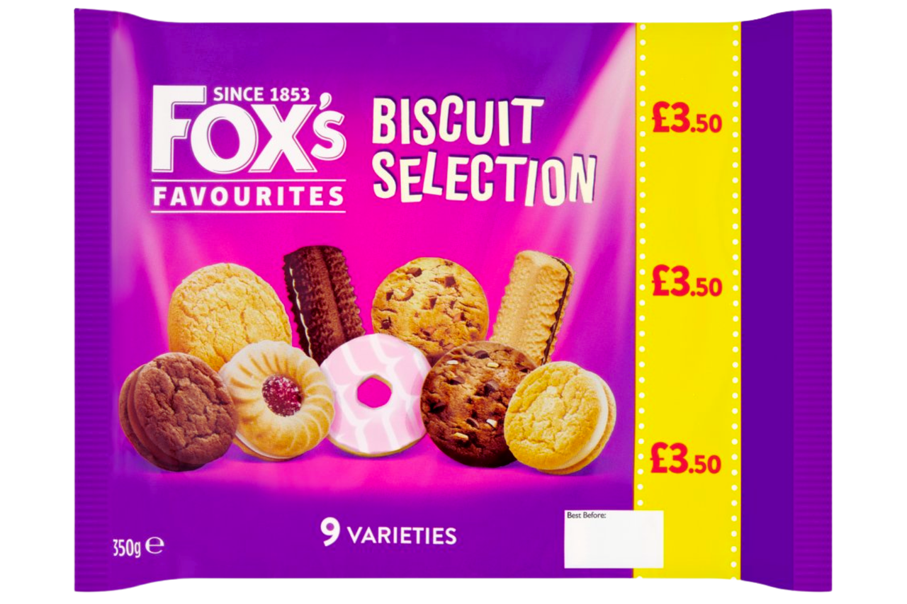 Fox's - Favourites - 9 Varieties Biscuit Selection - 350g - Best Before ...