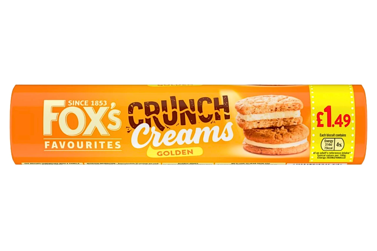Fox's Favourites - Golden Crunch Creams - 200g - Best Before it's Gone Ltd