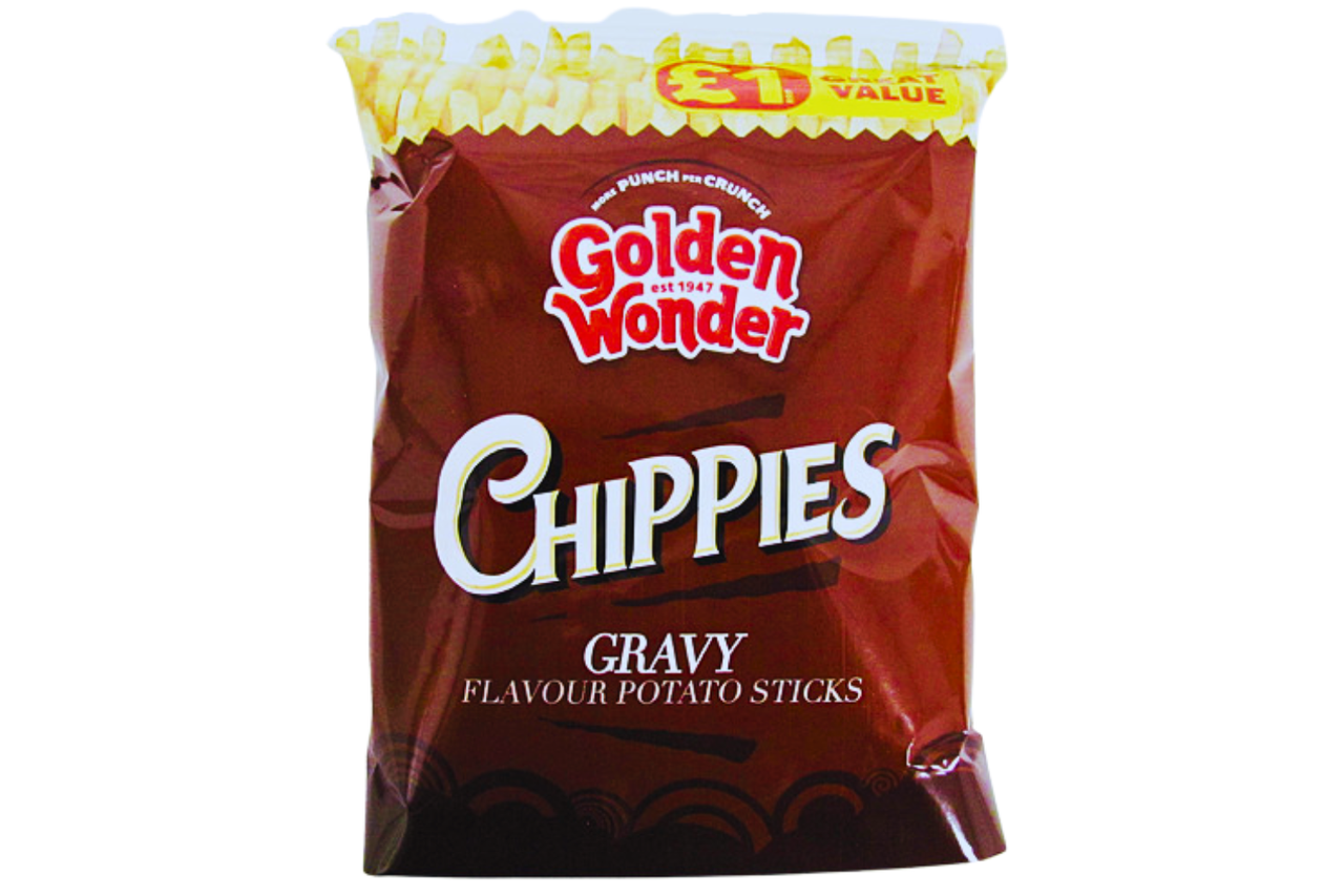 Golden Wonder - Chippies - Gravy Flavour Potato Sticks - 70g - Best ...