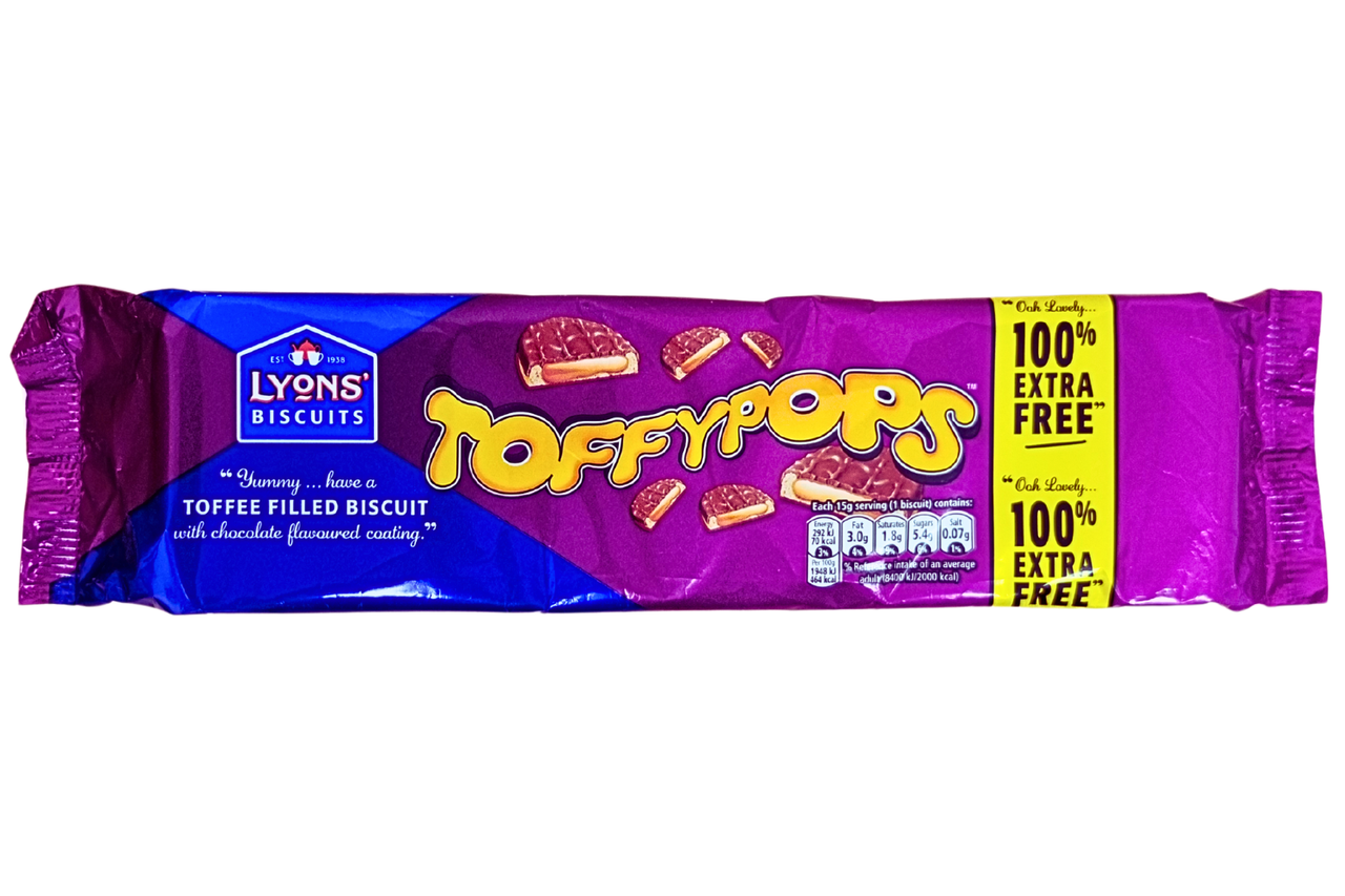 Lyons' Biscuits - Toffypops - Toffee Filled Biscuits - 240g - Best ...