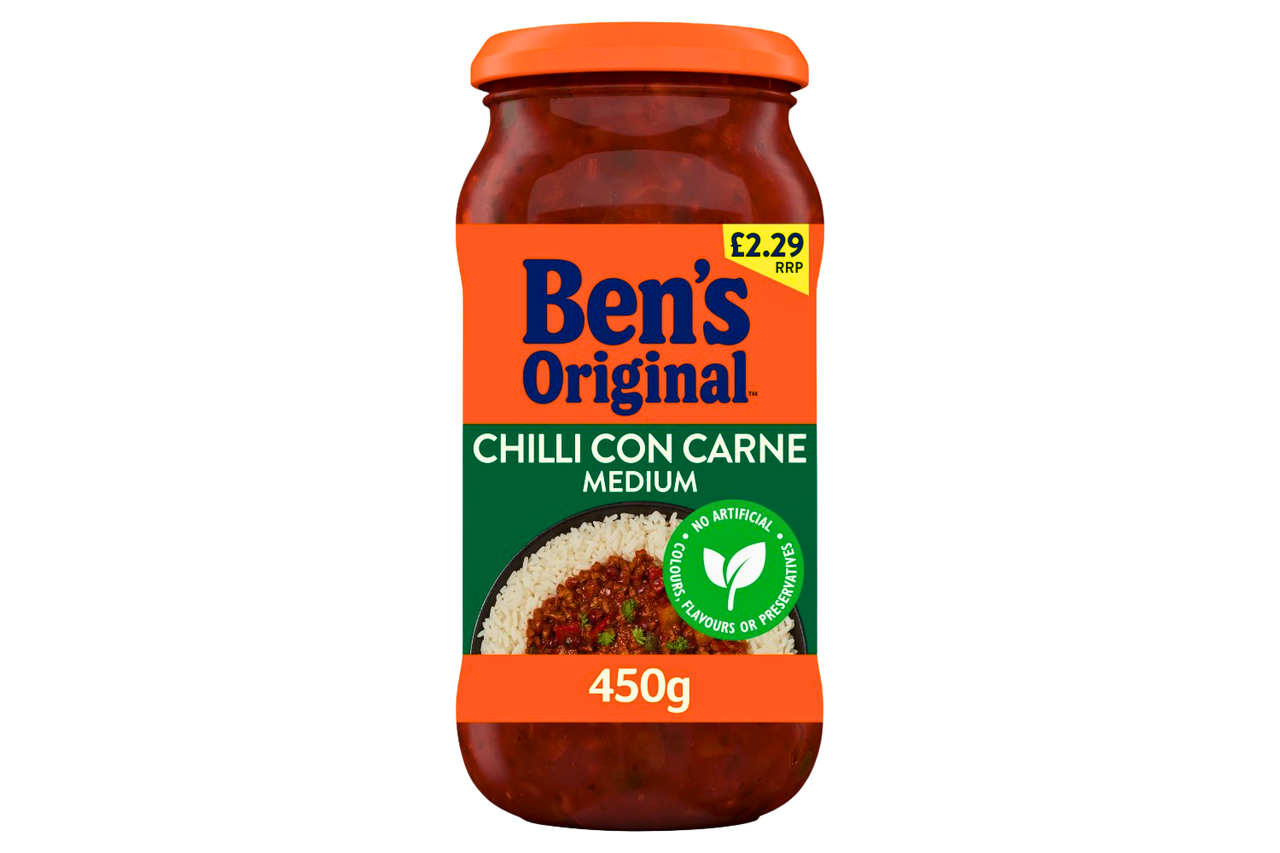 Ben's Original - Chilli Con Carne Sauce - Medium - 450g. - Best Before ...