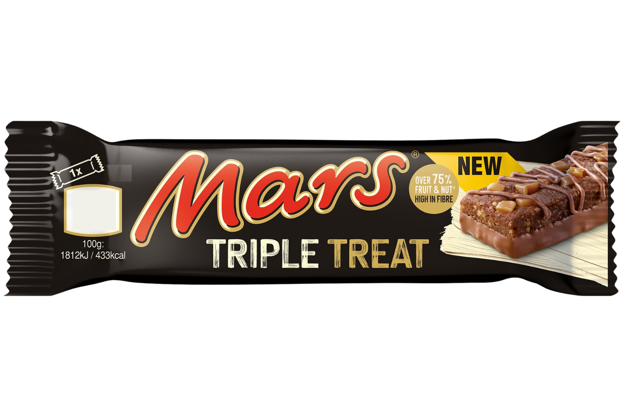 Mars - Triple Treat - Fruit, Nut & Chocolate Snack Bar - 32g - Best ...