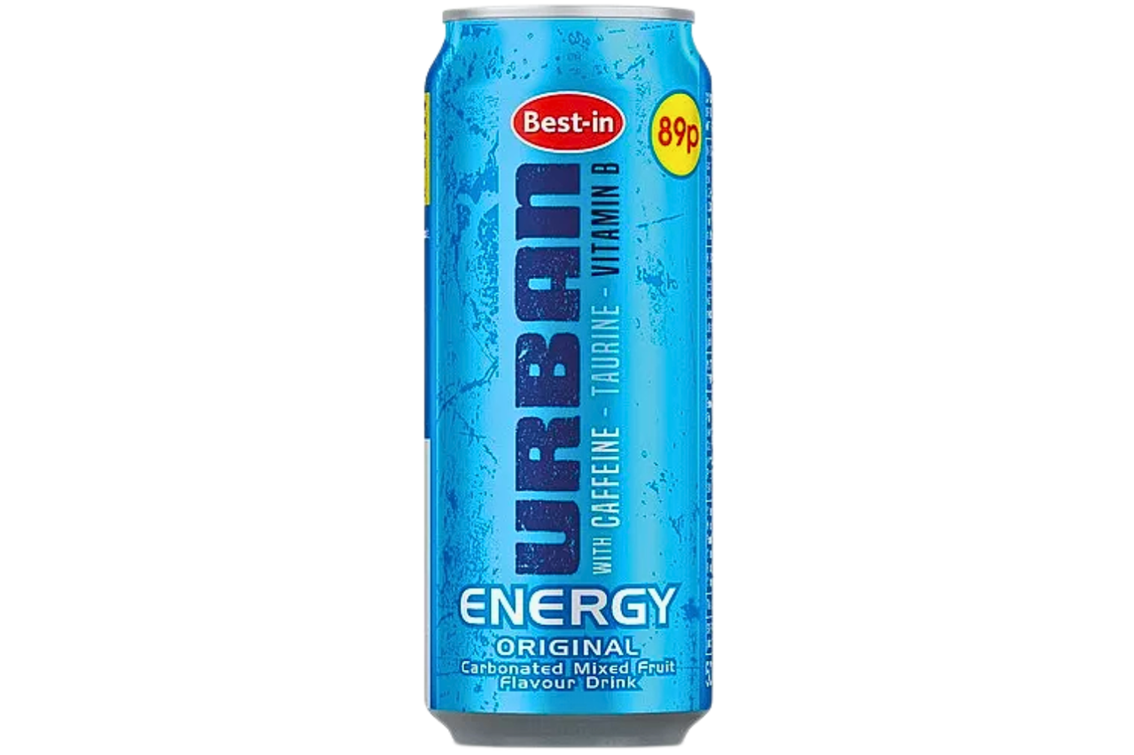 Best-in - Urban Energy Drink - Original - Mixed Fruit Flavour Drink ...