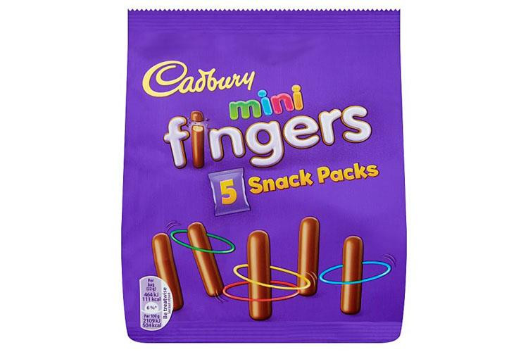 Cadbury - Mini Fingers - 5 x 22g Snack Packs