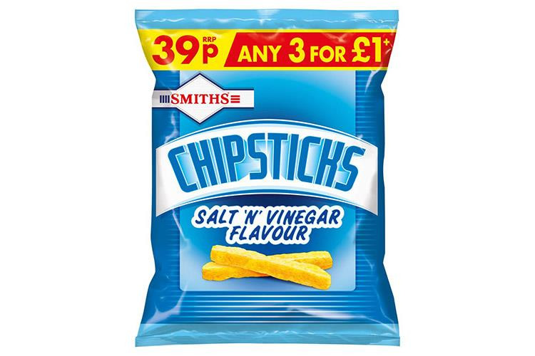 Smiths - Chipsticks Salt+Vinegar - 37g
