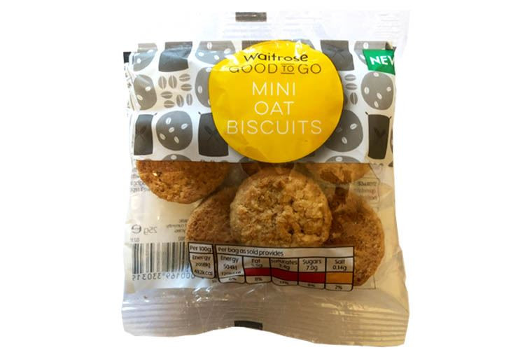 Waitrose - Mini Oat Biscuits - 25g