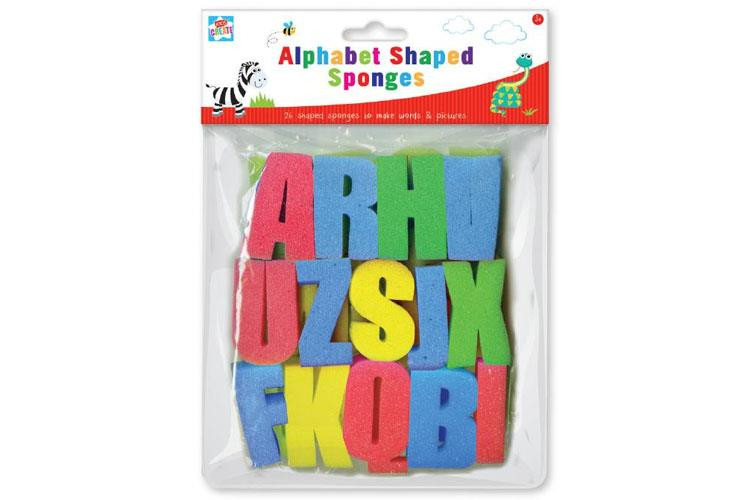 Kids Create - Alphabet Shaped Sponges