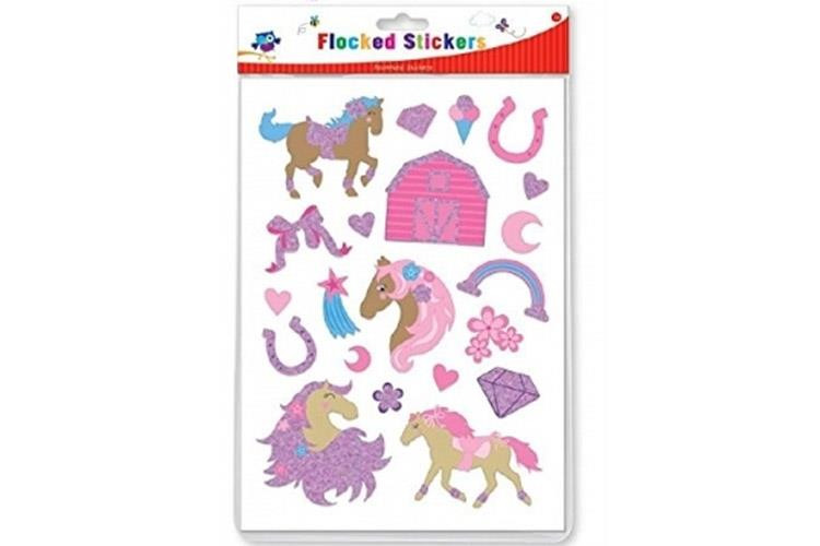 Flocked Stickers