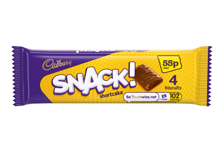 Cadbury - Snack Shortcake 55p Chocolate Biscuit - 40g