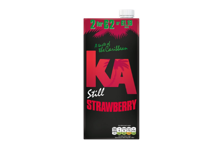 KA Still Strawberry Juice 1L