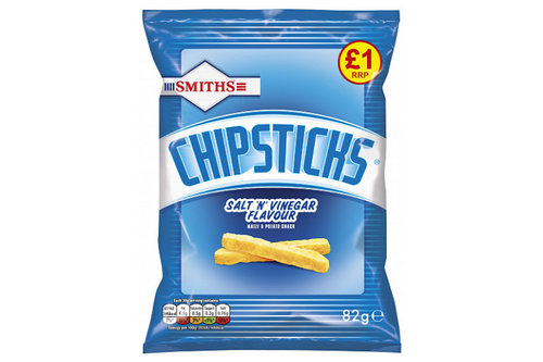 Smiths - Chipsticks Salt 'n' Vinegar Snacks - 82g