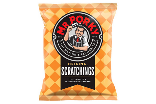 Mr Porky - Original Scratchings - Triple Cooked - 25g