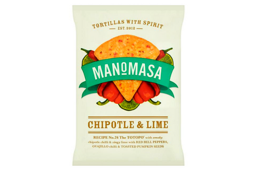 Manomasa - Chipotle & Lime Tortilla Chips - 160g