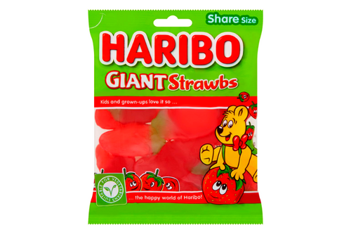 Haribo - Giant Strawbs - 160g