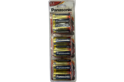 Panasonic - D2 Alkaline Batteries - 6 Batteries - Best Before it's Gone Ltd