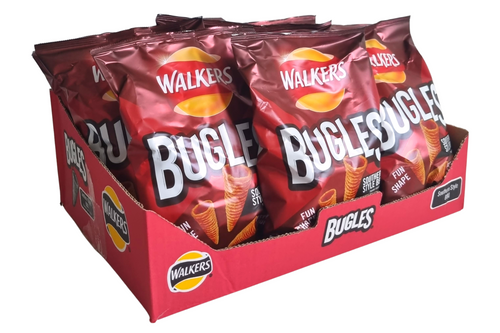 Box of Walkers - Bugles - Southern Style BBQ Snacks - 12 x 110g - Best ...