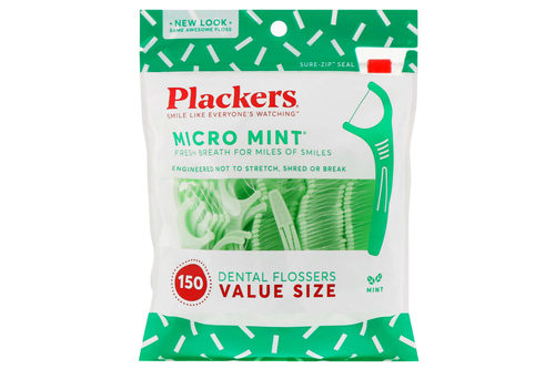 Plackers - Micro Mint - Dental Flossers - 150 Pack - Best Before it's ...