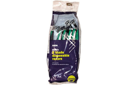 ASDA - 2 Blade Disposable Razors - 10 Pack