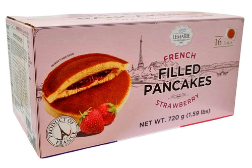 Box of Lemarie Patissier - French Filled Strawberry Pancakes - 720g ...