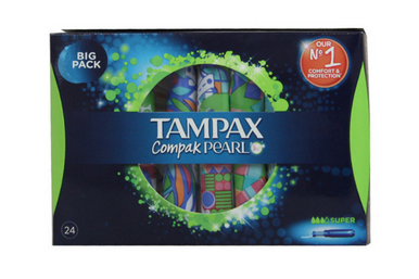 Tampax - Pearl Compak - Super - Pack of 24