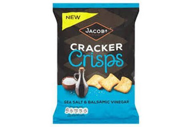 Jacobs - Cracker Crisps - Salt and Balsamic Vinegar - 95g