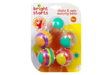 Bright Starts - Shake & Spin Activity Balls - 6m+