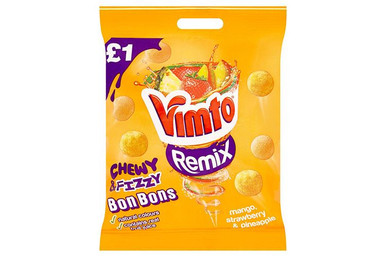 Vimto - Remix - Mango, Strawberry & Pineapple - BonBons - 165g
