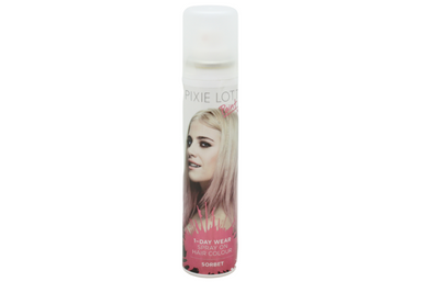 Pixie Lott Paint - 1-Day Wear - Spray on Hair Colour - Sorbet