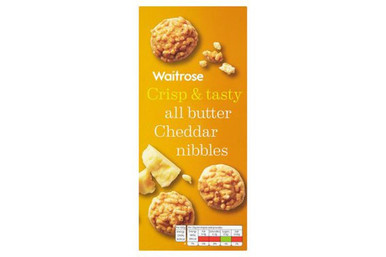 Waitrose - Crisp & Tasty - All Butter Cheddar Nibbles - 100g