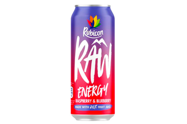 Rubicon - Raw Energy - Raspberry & Blueberry - 500ml