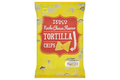 Tesco - Nacho Cheese Tortilla Chips - 200g