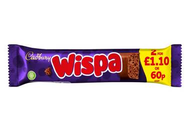 Cadbury - Wispa Chocolate Bar - 36g - Best Before it's Gone Ltd