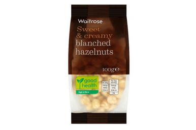 Waitrose - Sweet & Creamy Blanched Hazelnuts - 100g - Best Before it's ...