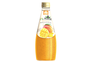 Mr Basil - Mango - Basil Seed Drink - 290ml - Best Before it's Gone Ltd