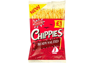 Golden Wonder - Chippies - Ready Salted - 100g