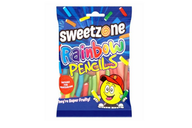 SweetZone - Rainbow Pencils - 90g - Best Before it's Gone Ltd